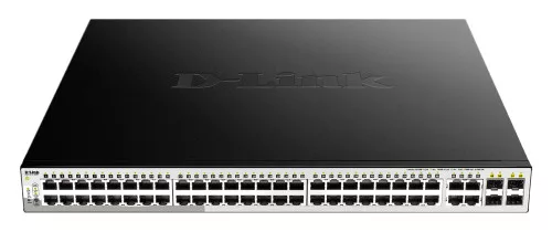 D-Link 52-Port PoE Gigabit Smart Switch 370W PoE - Whosting